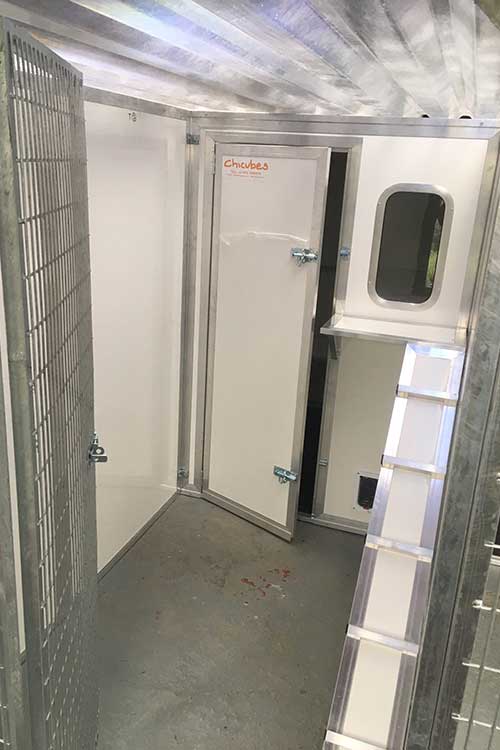 Walk In Insulated Plastic Cattery Unit - Chicubes